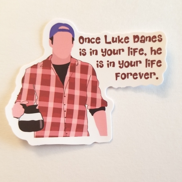 Design | 110 Gilmore Girls Luke Danes Sticker | Poshmark